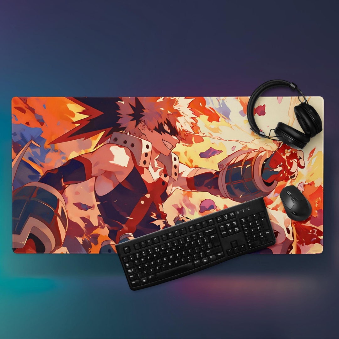 Anime Gaming Mousepad Desk Mat | Dandadan Mousepad | Bakugo Gaming ...