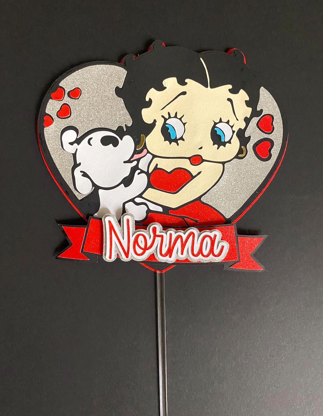 Betty Boop Cake Topper - Etsy