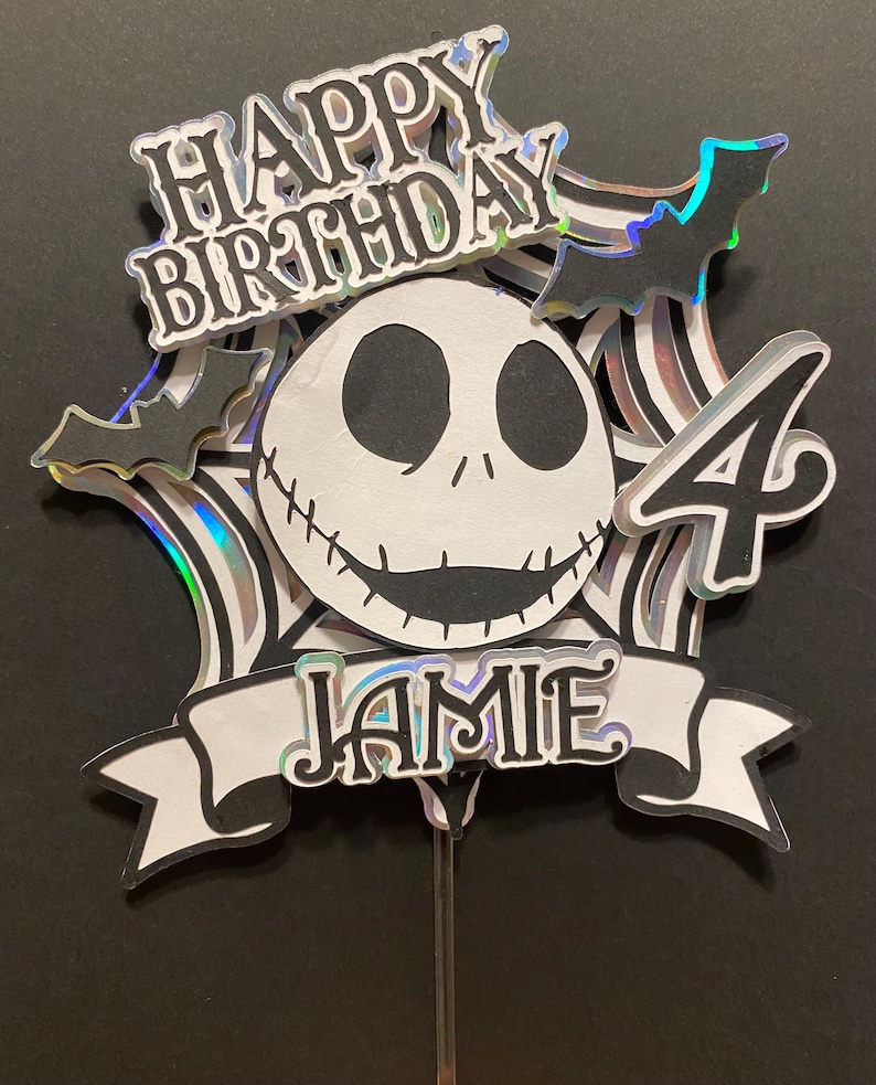 Jack the Skeleton NBC Customized Cake Topper - Etsy