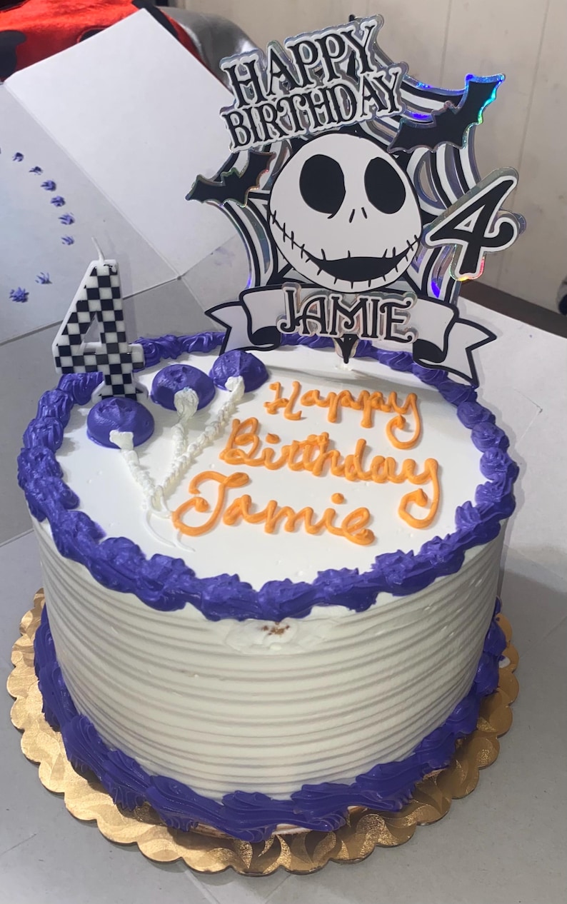 Jack the Skeleton NBC Customized Cake Topper - Etsy