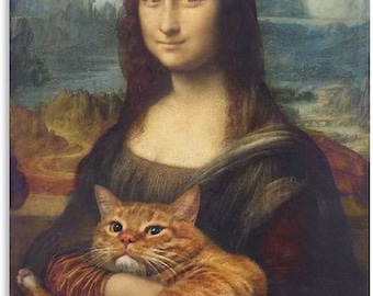 Fat Mona Lisa - Etsy