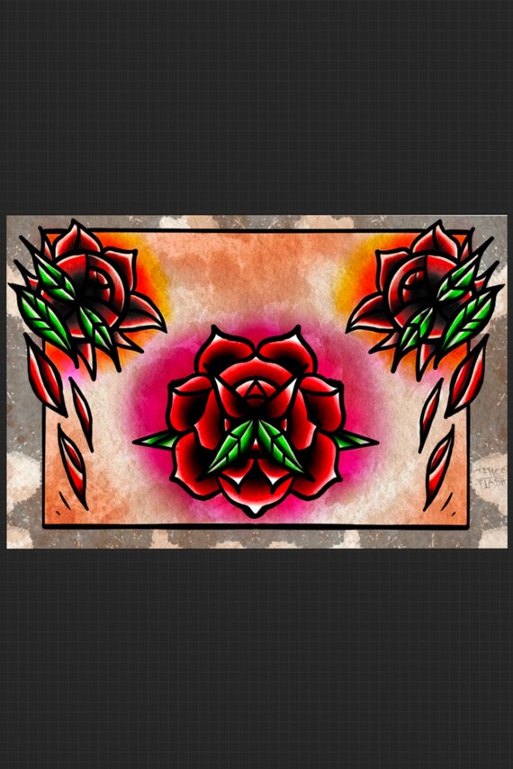 Custom Tattoo Flash Art - Etsy