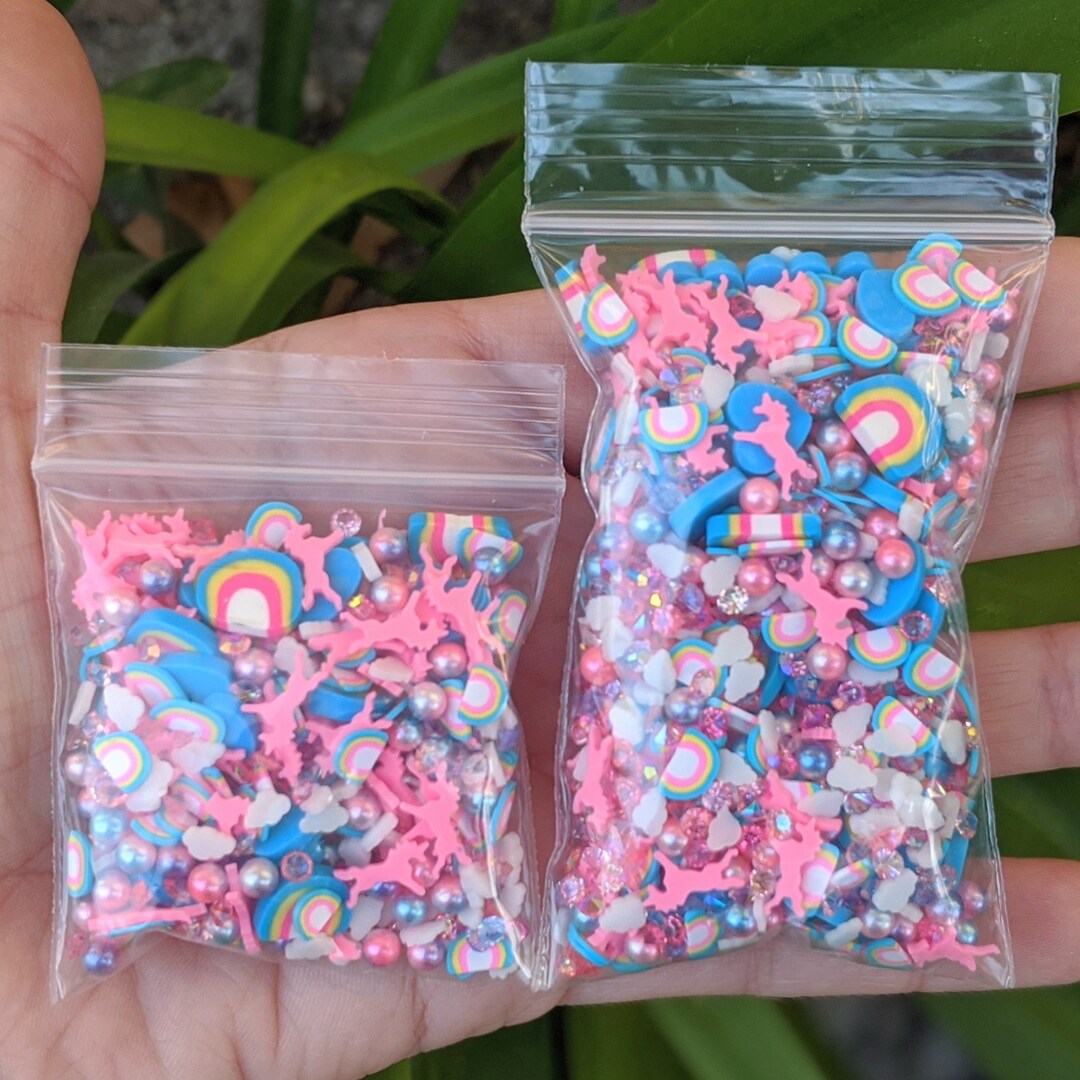 Unicorn Wishes Rainbow Kisses Mix, Polymer Mix, Unicorn Mix, Shaker ...