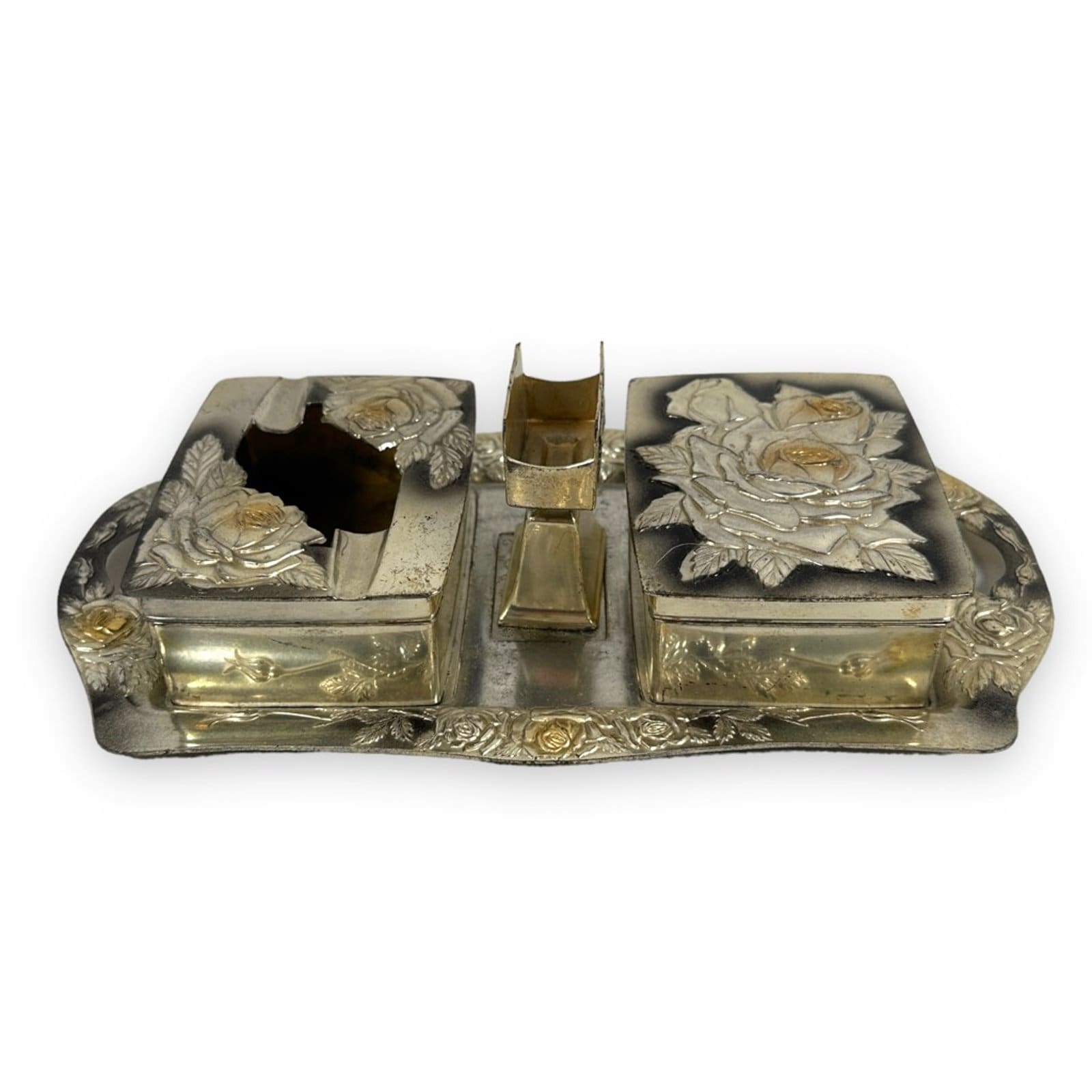 Japanese Smoke Tray Set A Japanese Lacquer Smoking Companion Set,