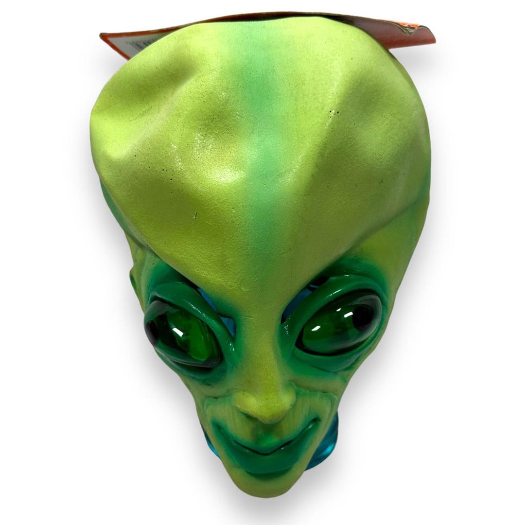 Vintage Don Post Studios Eerie Eyes Halloween Mask 2000 Green Alien ...