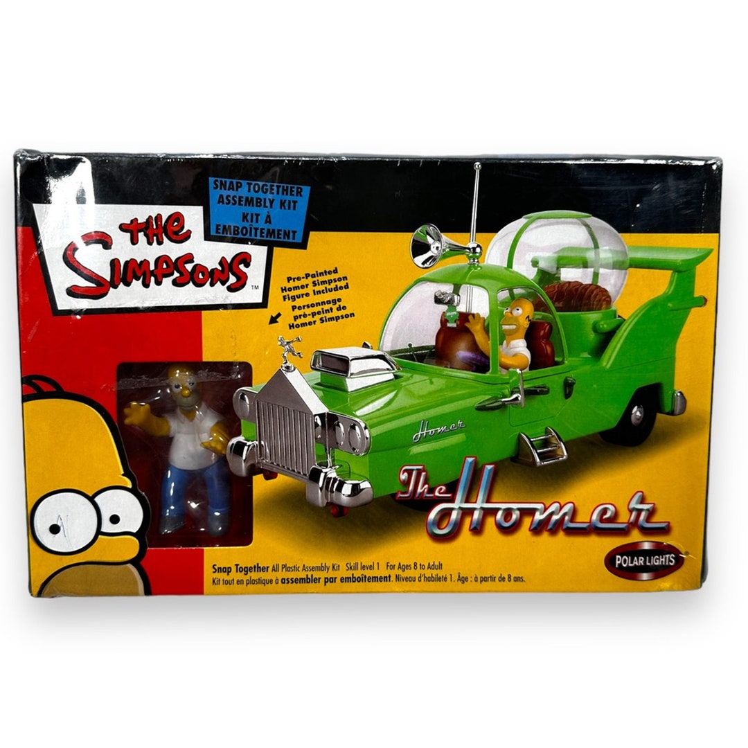 The Simpsons Homer Snap Together Model Kit Polar Lights - Etsy