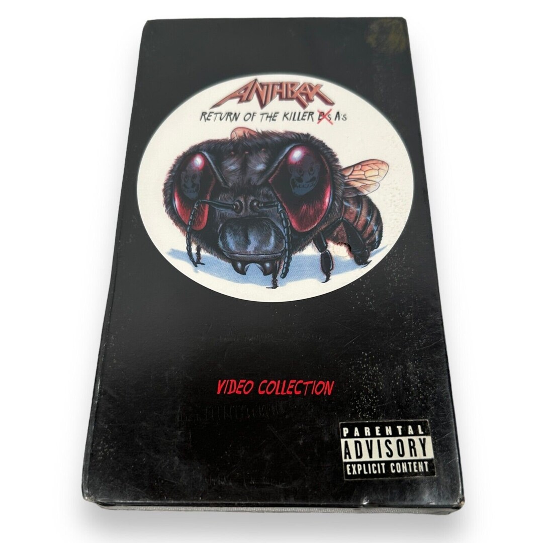 Anthrax Return of the Killer A's VHS Video Collection Heavy Metal ...