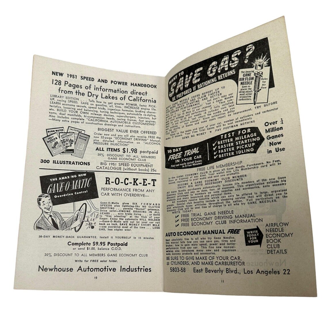 Vintage 1950s Automobile Pamphlet Gas Coupons Flyers and Ad Inserts Lot ...
