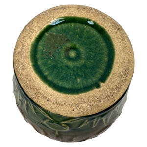 Vintage Robinson Ransbottom RRP Green Brown Sun & Moon Jardiniere ...