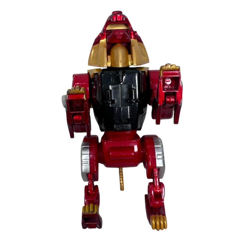 Power Rangers Wild Force Red Lion Wildzord Ranger Action Figure Loose 5 ...