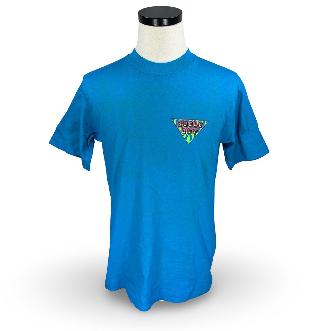 Bugle Boy Kids T Shirt Blue Logo Graphic Cotton Short Sleeve Tee Size ...