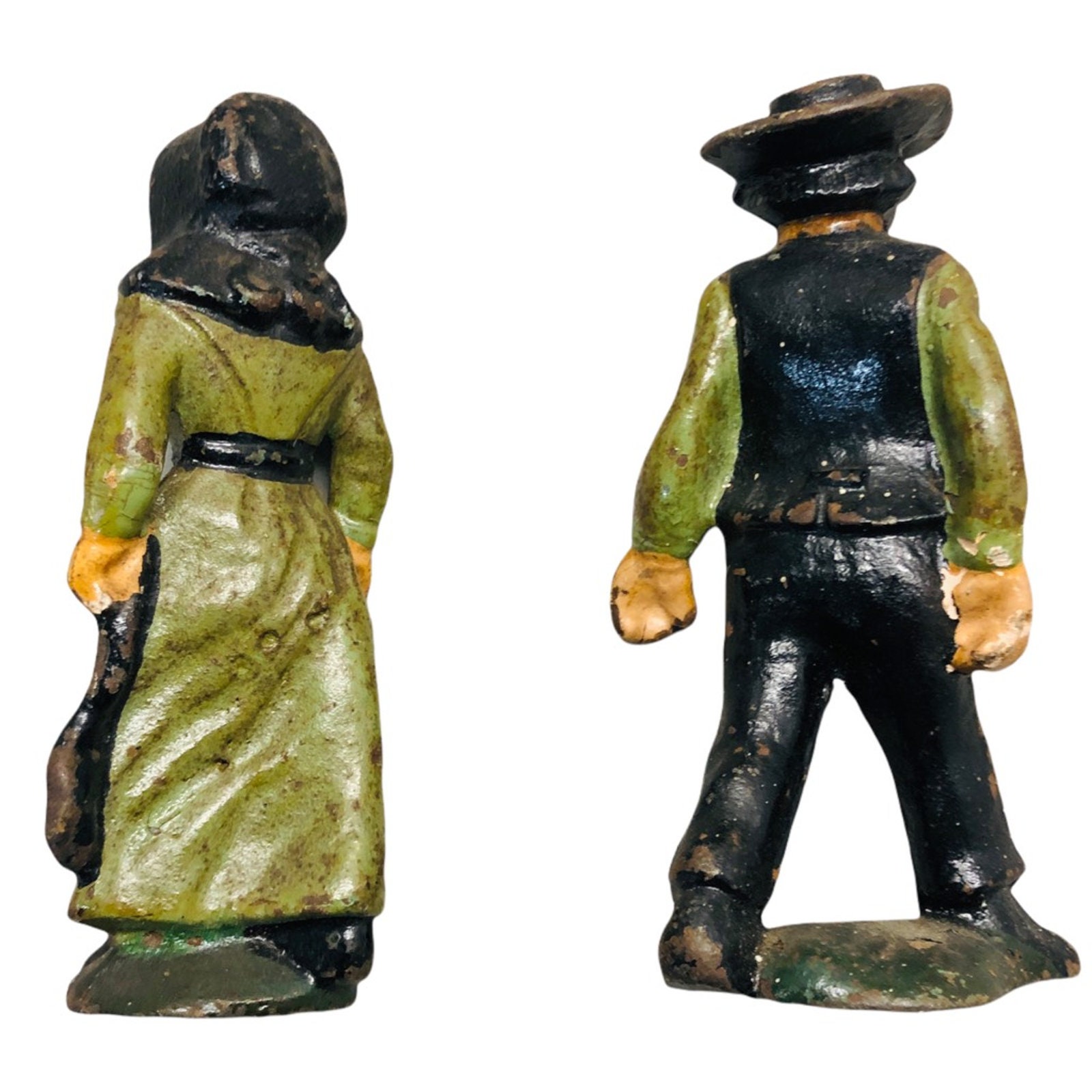 Cast Iron Toy Locomotive Train Figures Antique Vintage Pennsylvania ...