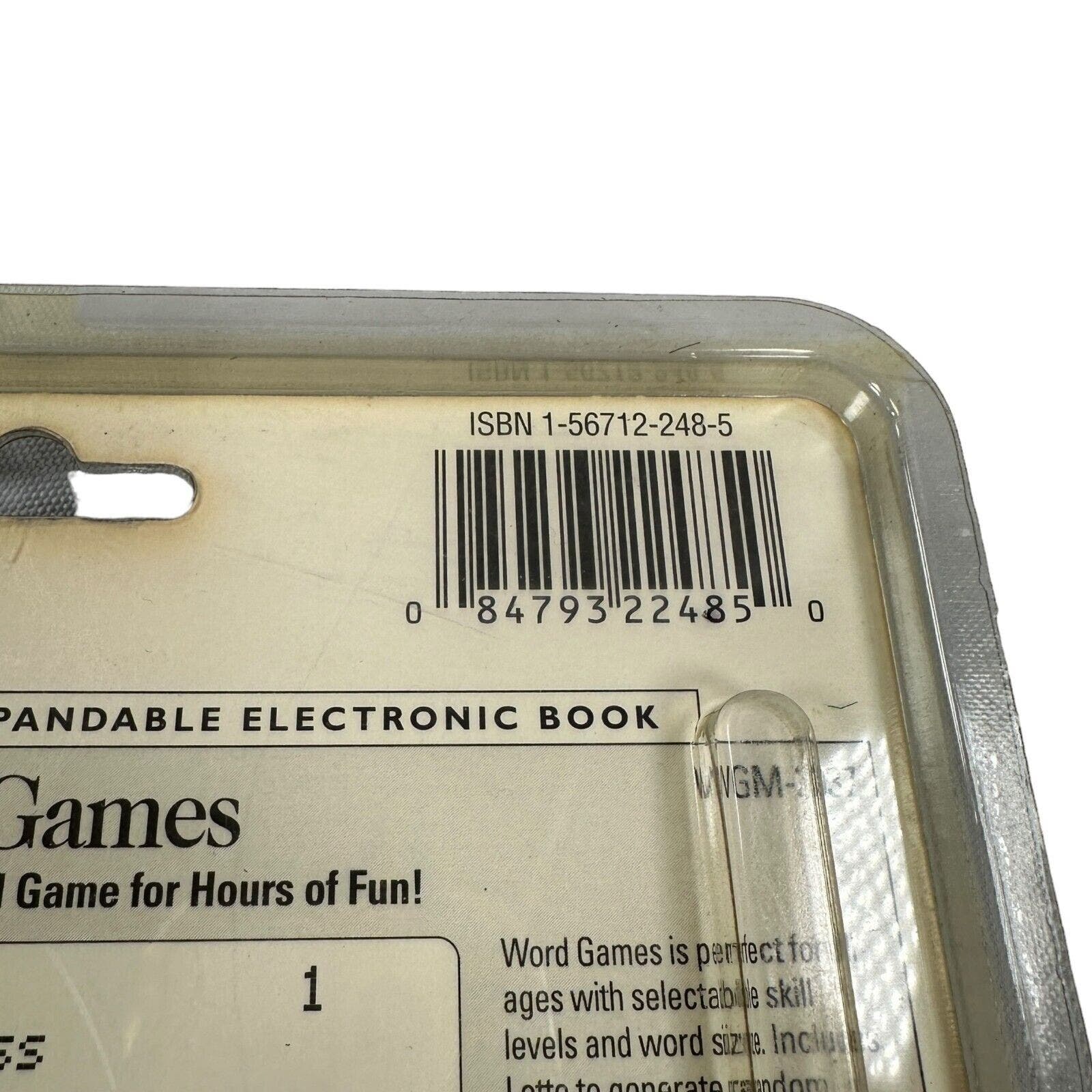 Vintage Franklin Bookman Game WGM-2037 Word Games Card New Factory ...