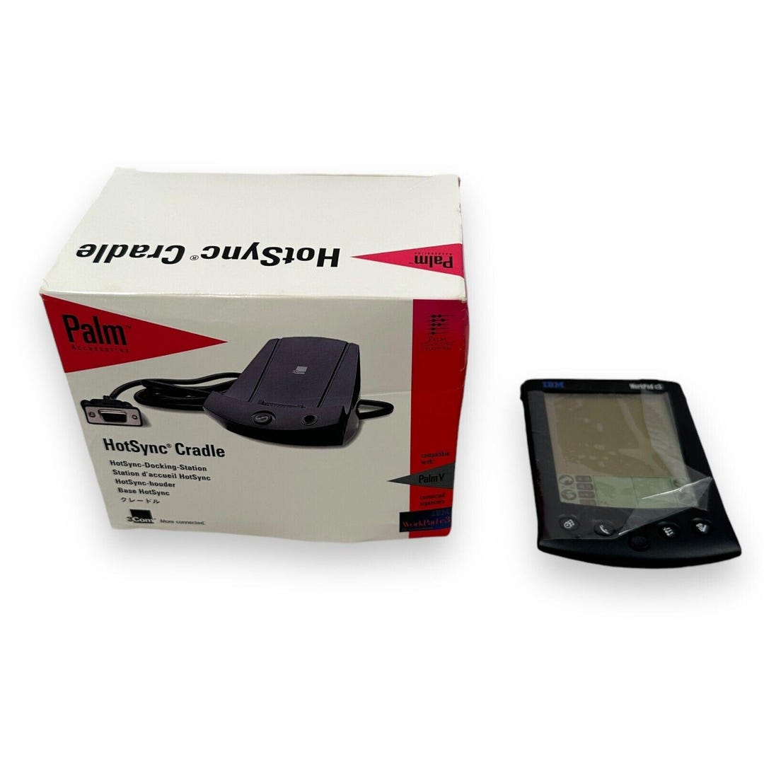 Vintage IBM Workpad C3 PDA Organizer Japanese Version Black Hotsync ...