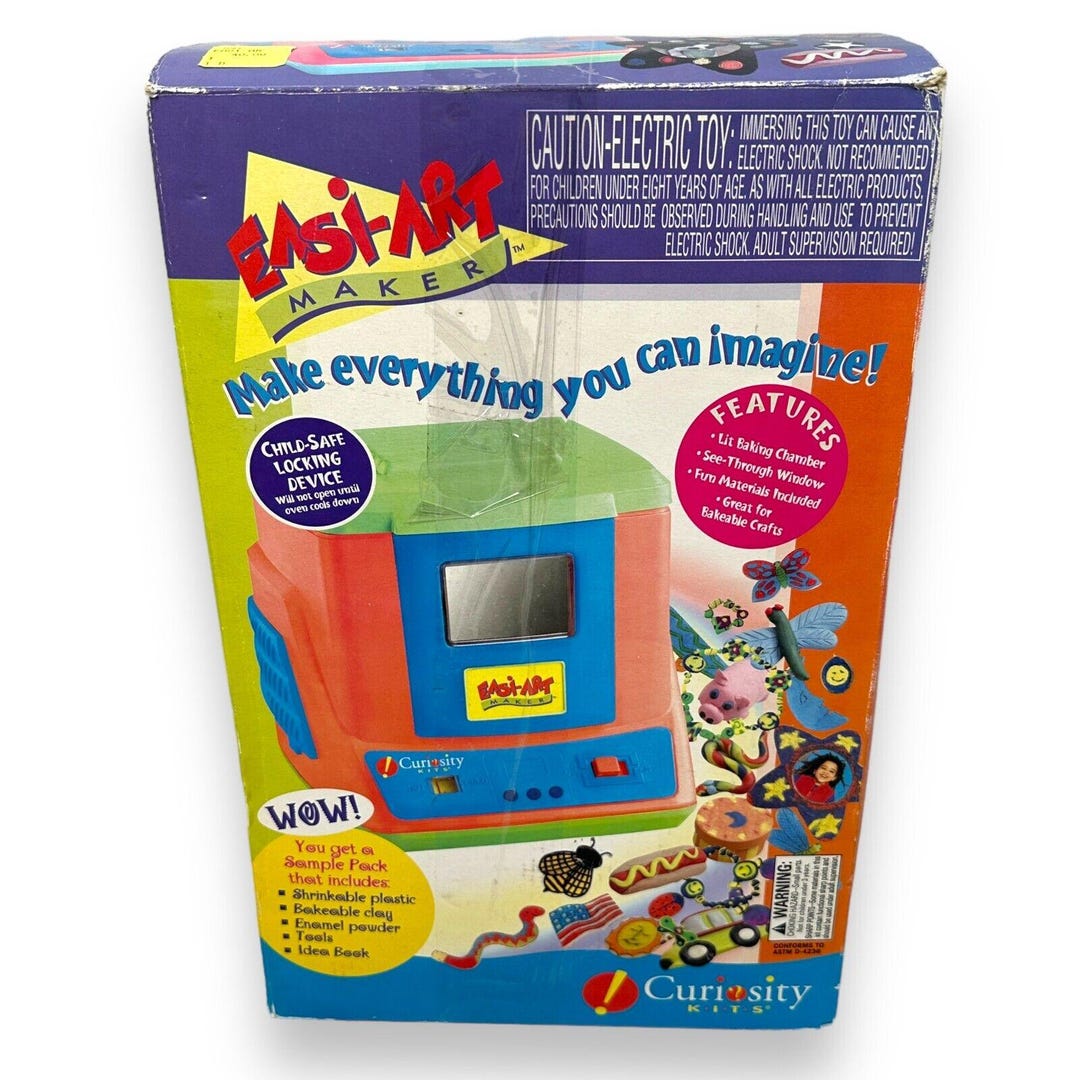 Vintage Easi-art Maker Jewelry Crafts Oven Kids Curiosity Kits 2002 Not ...