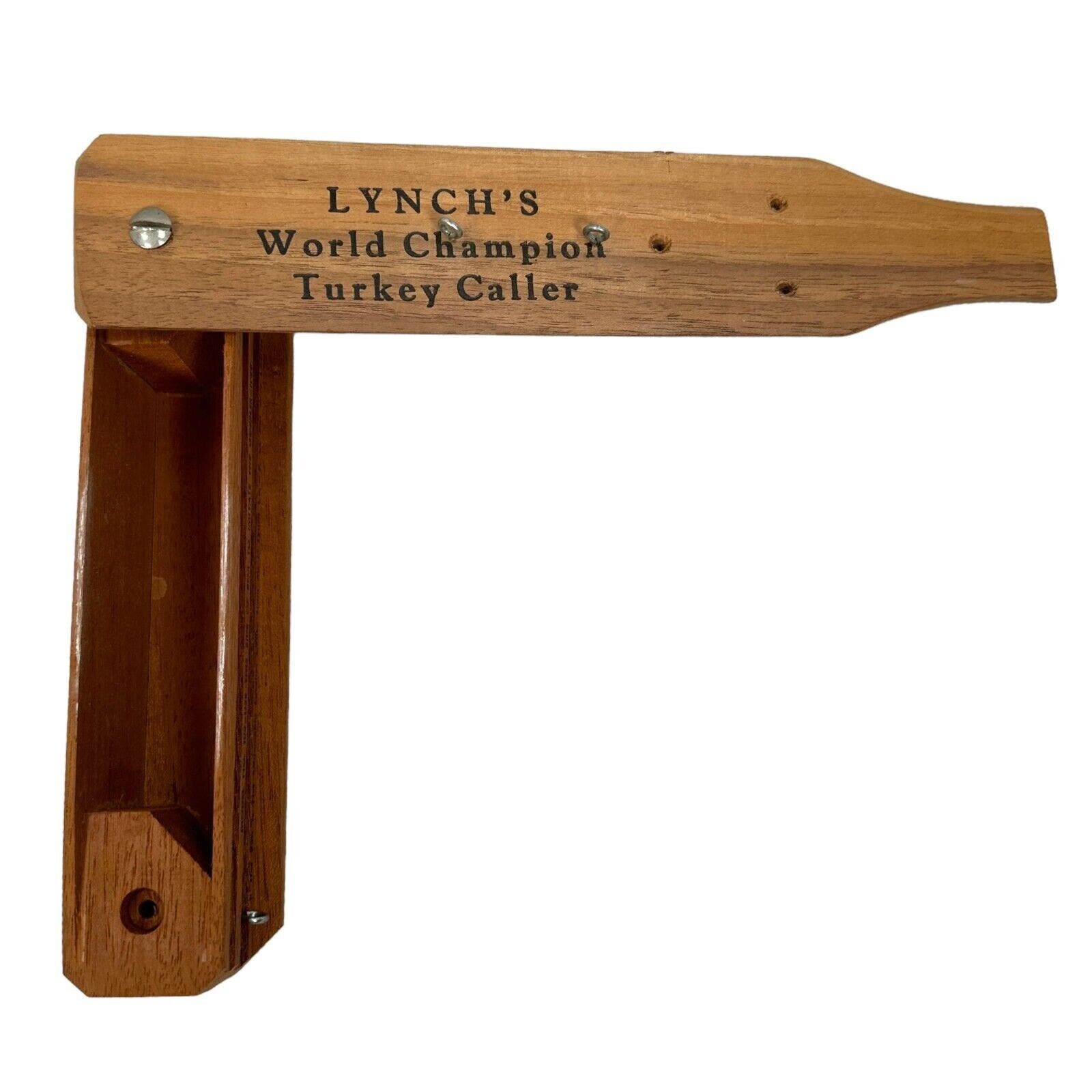 Vintage ML Lynch World Champion Turkey Call 102 Wood 1958 W/ Box ... Vintage ML Lynch World Champion Turkey Call 102 Wood 1958 W/ Box ...