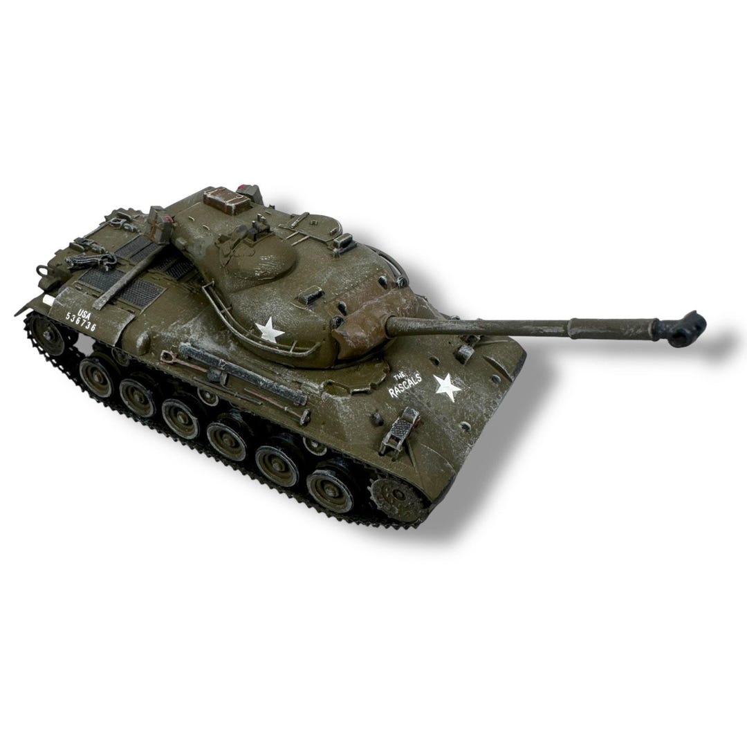 Vintage M47 Patton Tank Military Display Vehicle Plastic 1:72 Scale ...