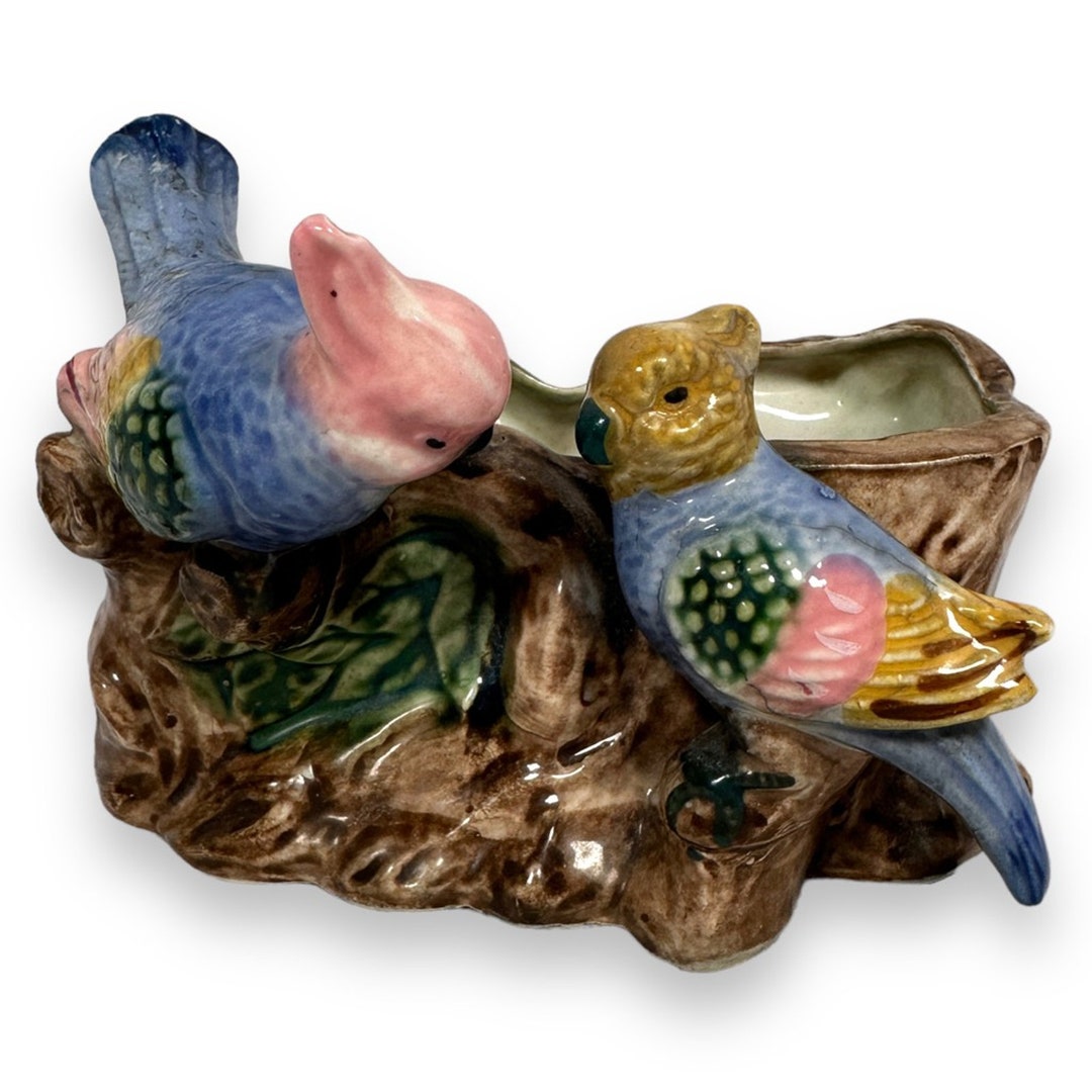 Vintage Cockatoo Parrot Bird Ceramic Planter Boho Occupied Japan Rare 6 ... Vintage Cockatoo Parrot Bird Ceramic Planter Boho Occupied Japan Rare 6 ...