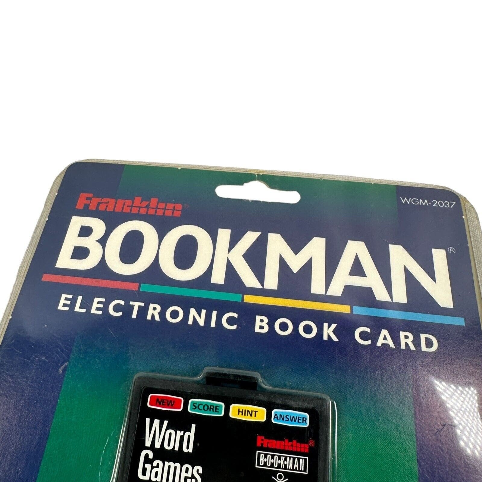 Vintage Franklin Bookman Game WGM-2037 Word Games Card New Factory ...