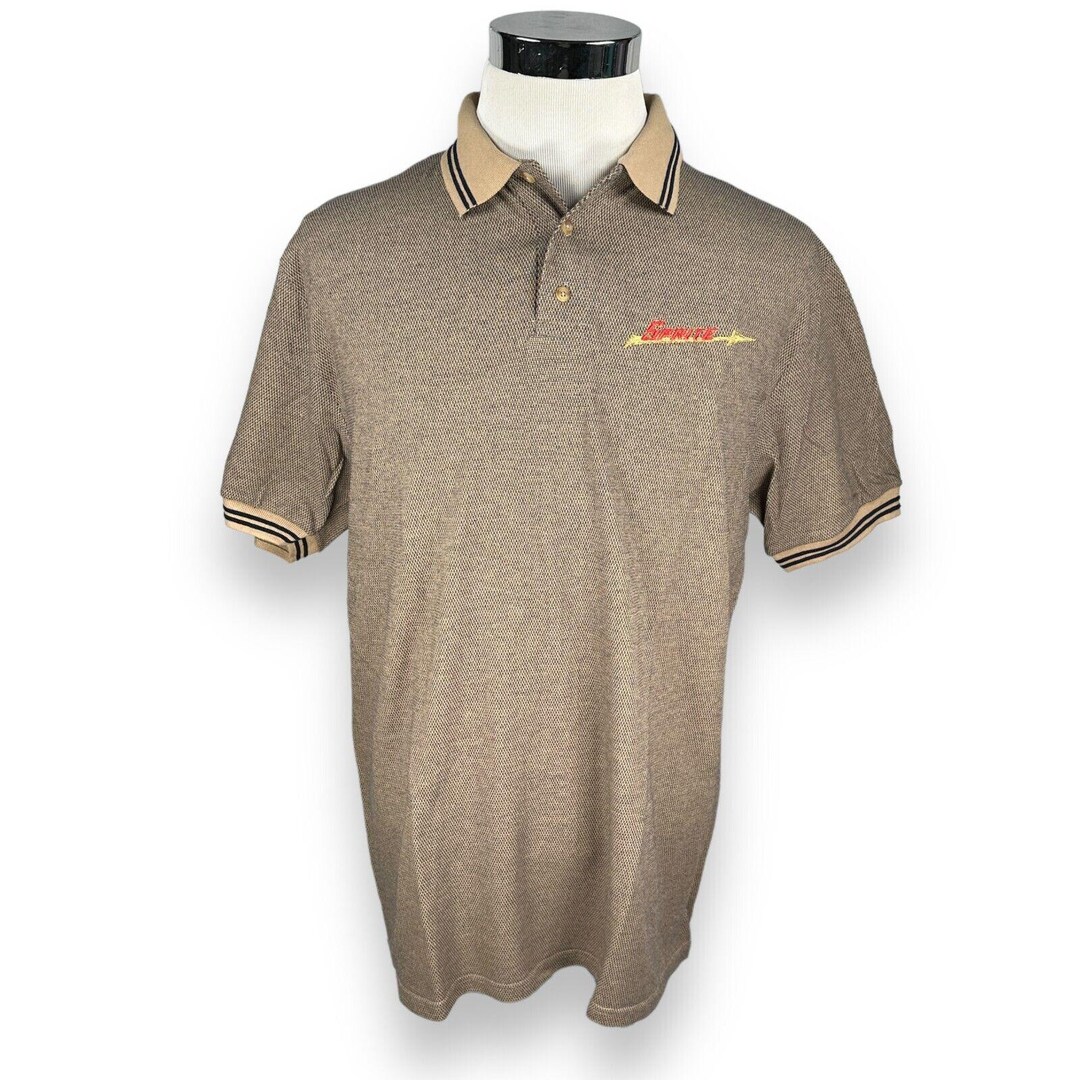 Vintage Austin Healey Sprite Car Polo Shirt Men’s Large Rare Brown ...
