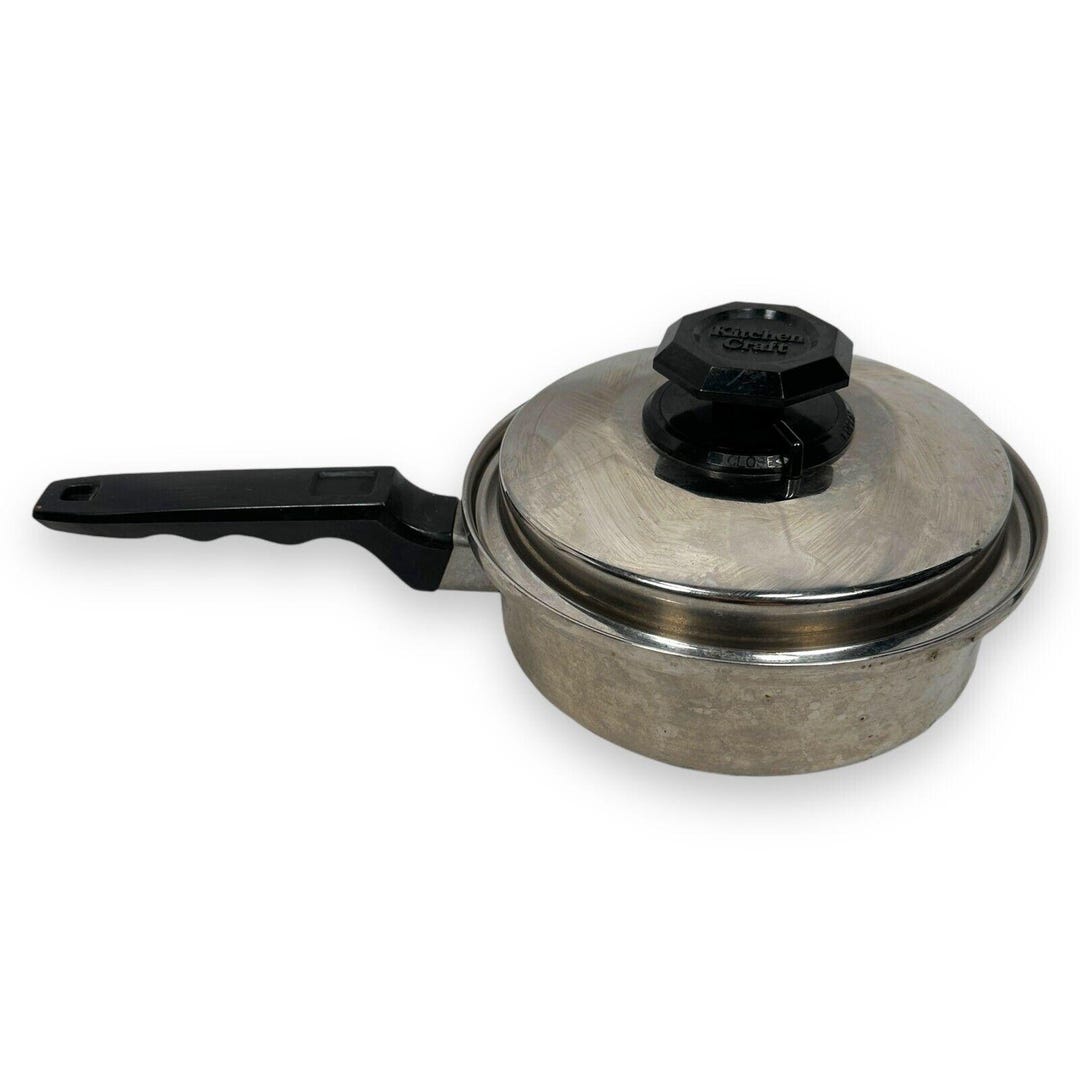 Kitchen Craft Multi Core Sauce Pan W/ Lid 8.5 5-ply Stainless Steel ...