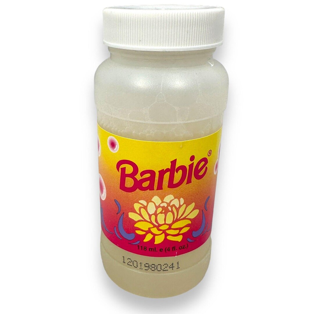 Vintage Mattel Barbie Bubble Fairy Doll Liquid Bubbles Soap 4 FL Oz ...
