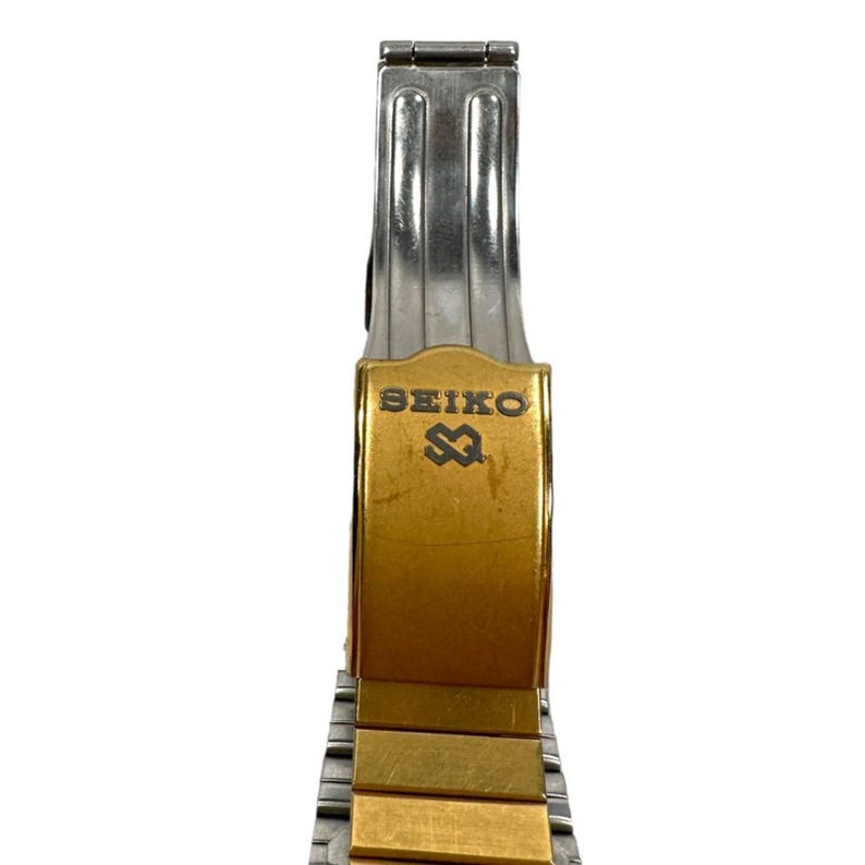 Vintage Seiko Databank Memory Digital Watch Men's Gold Tone 1409-5009 ...