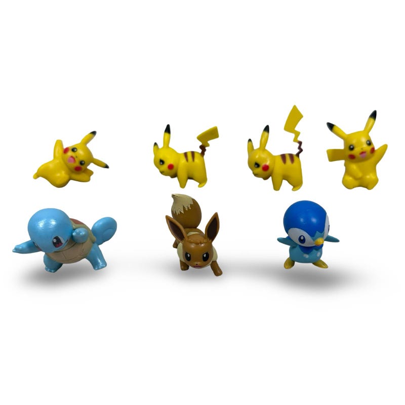 Mini Pikachu Figures - Etsy