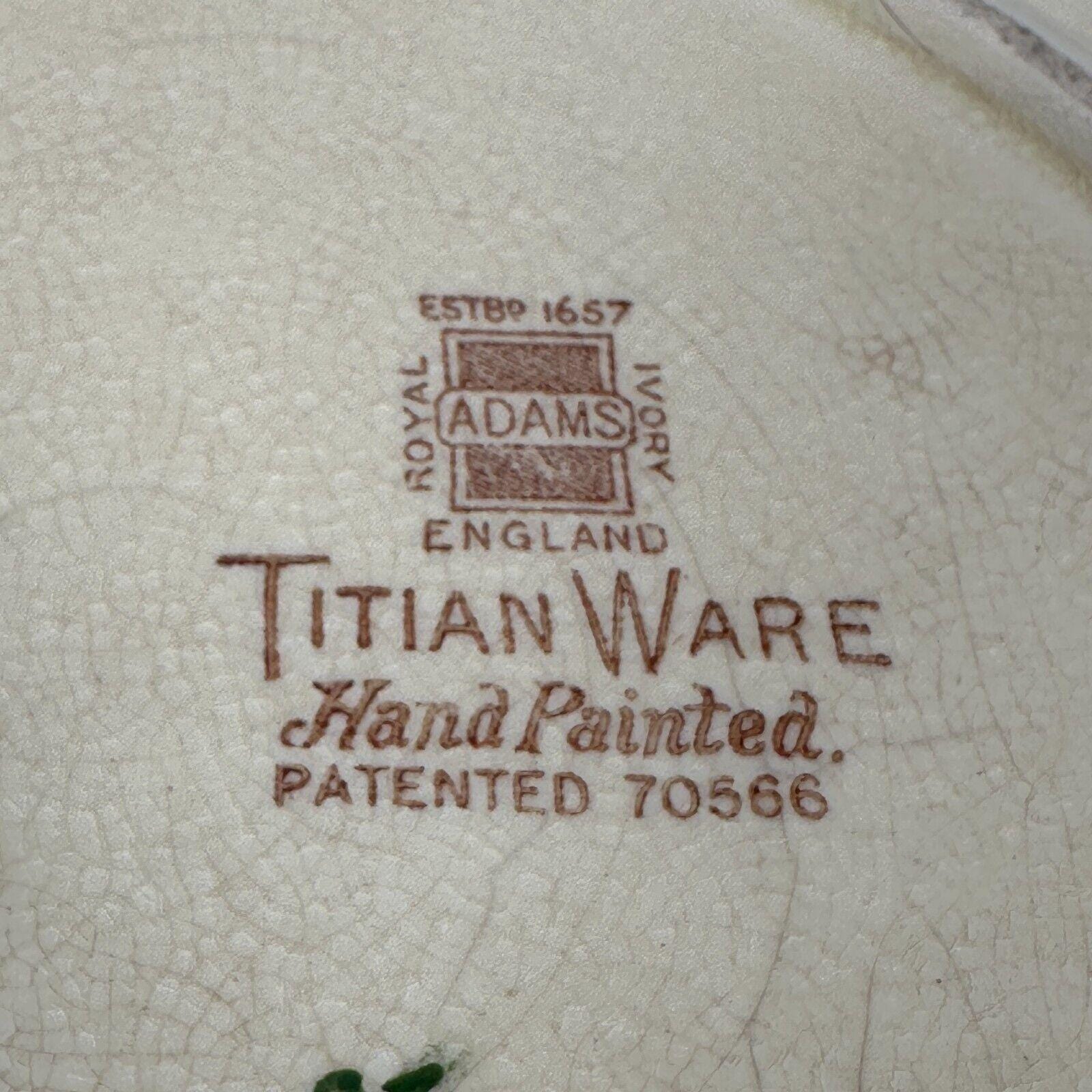 Royal Adams Titian Ware Della Robbia Luncheon Plates & Shallow Salad ...