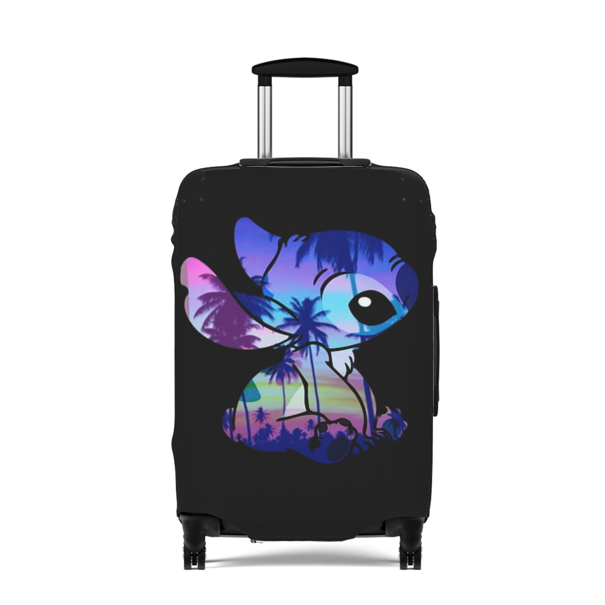 Lilo And Stitch Colorful Beach Theme- Luggage Cover- Suitcases Cover ...