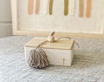 Religious Wooden Keepsake Box - Etsy