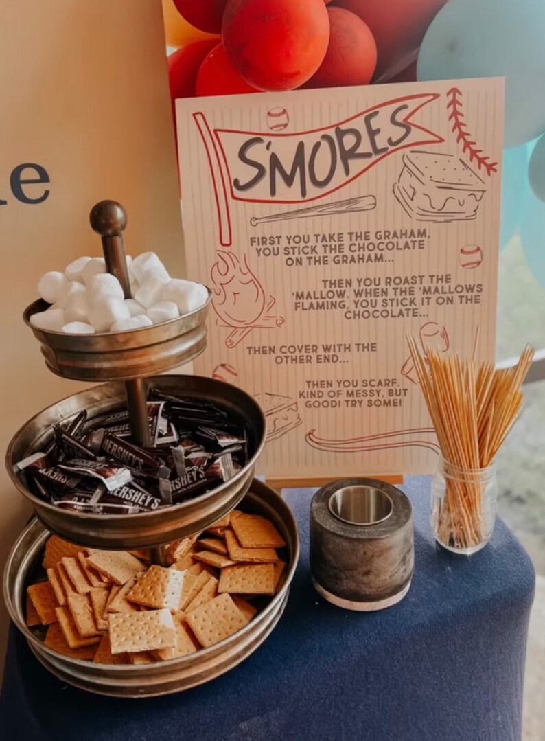 Digital Sandlot S'mores Sign - Etsy