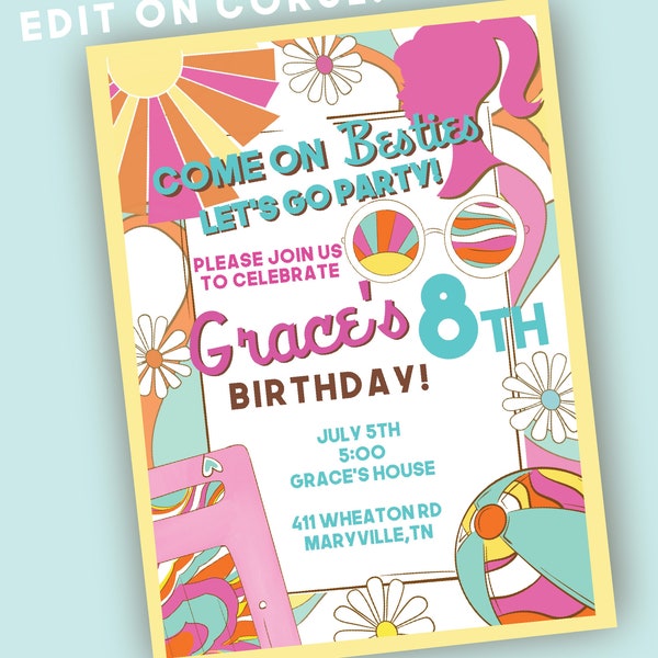 Come and Go Invite - Etsy