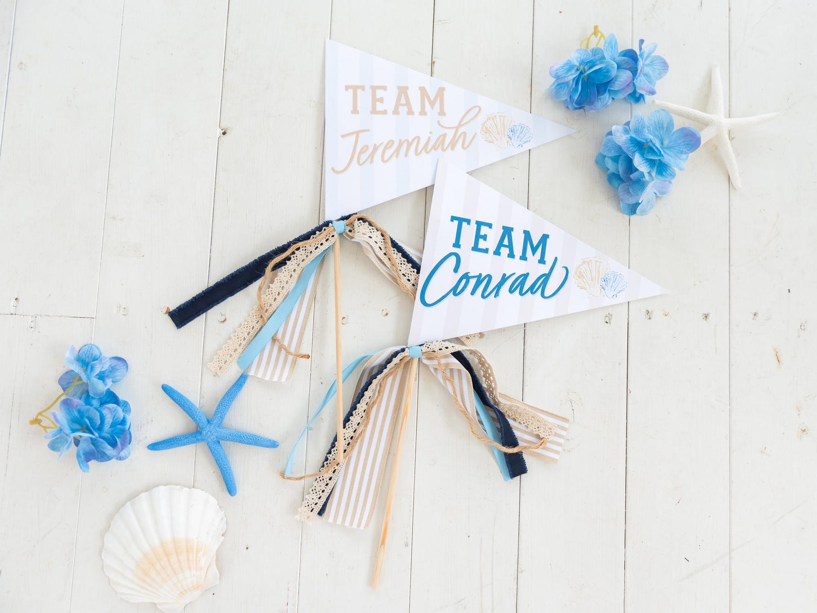 That Summer I Turned 12, 13, 14 Team Printable Flags Girl's Birthday ...