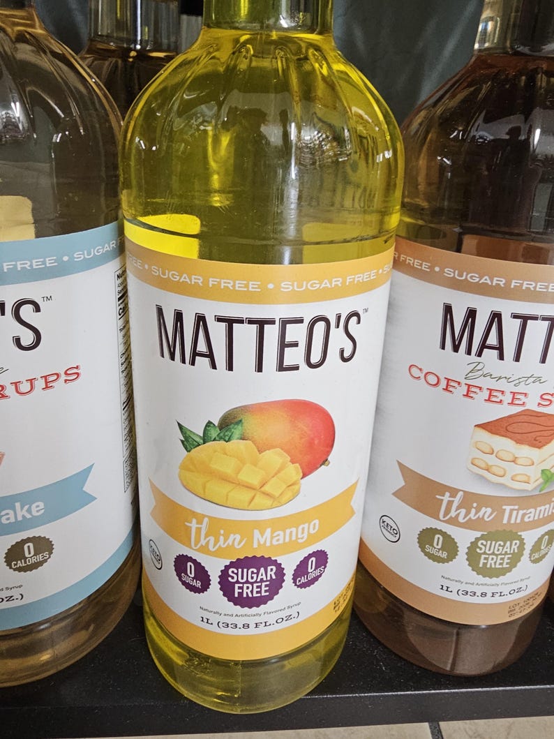 Matteo's Coffee Syrups - Etsy