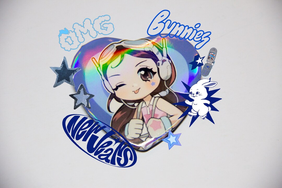 Danielle Chibi Pin K-pop Inspired Button Newjeans - Etsy