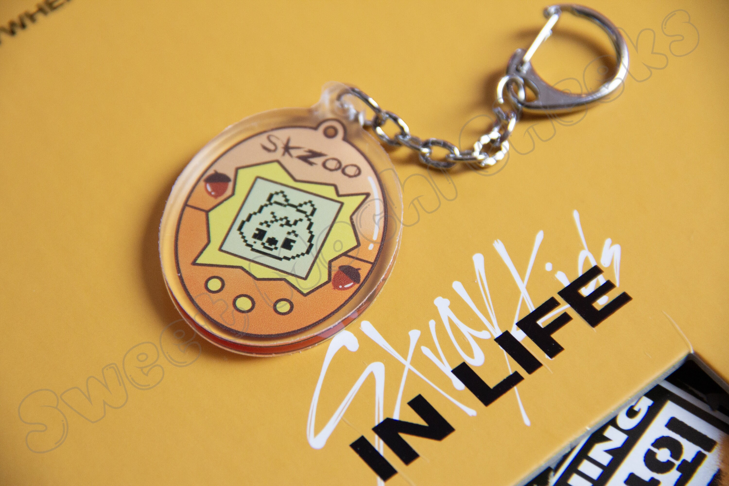 Han Quokka SKZOO Tamagotchi Keychain | Stray Kids Kpop Acrylic Keychain ...