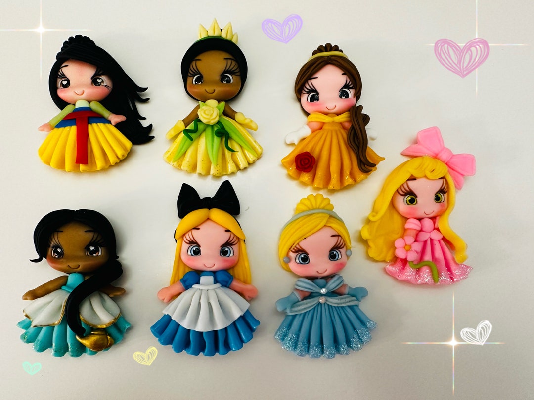 Princess Clays for Bows Cold Porcelain Dolls/hair Bow Center /dolls ...