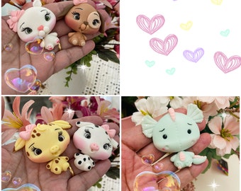 Porcelain Animals Dolls - Etsy