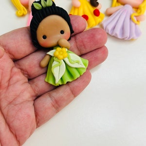 Clay Princesses, to Apply to Bows, Tiaras, Refrigerator Magnets - Etsy