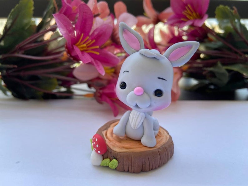 Cute Clays Animals / Cold Porcelain Dolls/hair Bow Center /dolls ...