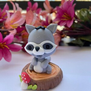 Cute Clays Animals / Cold Porcelain Dolls/hair Bow Center /dolls ...