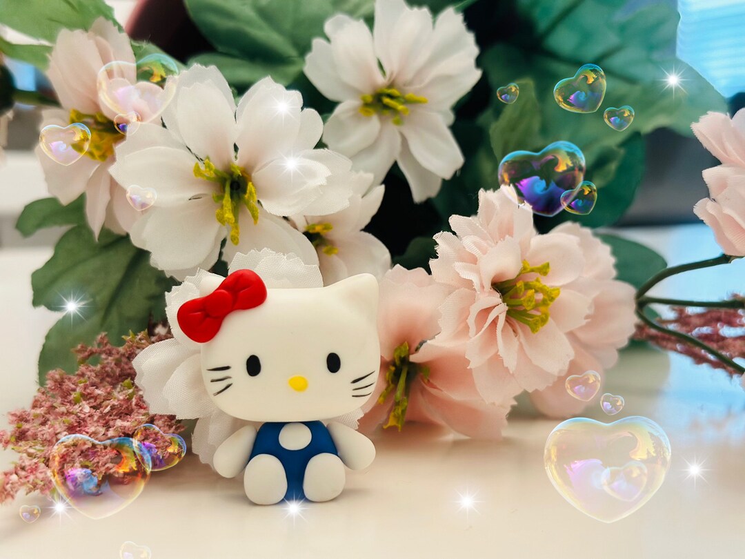 Clay Hello Kitty for Appliqué Bows and Tiaras, Fridge Magnets/dolls ...