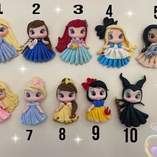 Princess Clays for Bows Clay Bow Center Clay Doll Clay - Etsy