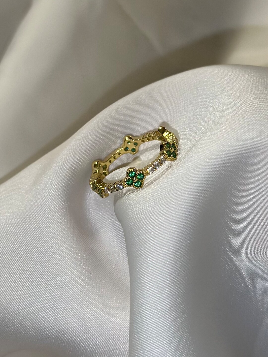 Flower Garden Ring - Etsy