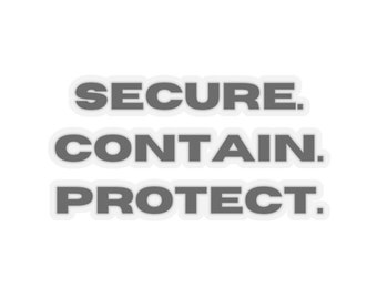 SCP Sticker Curious About REDACTED Secure Contain Protect Foundation - Etsy