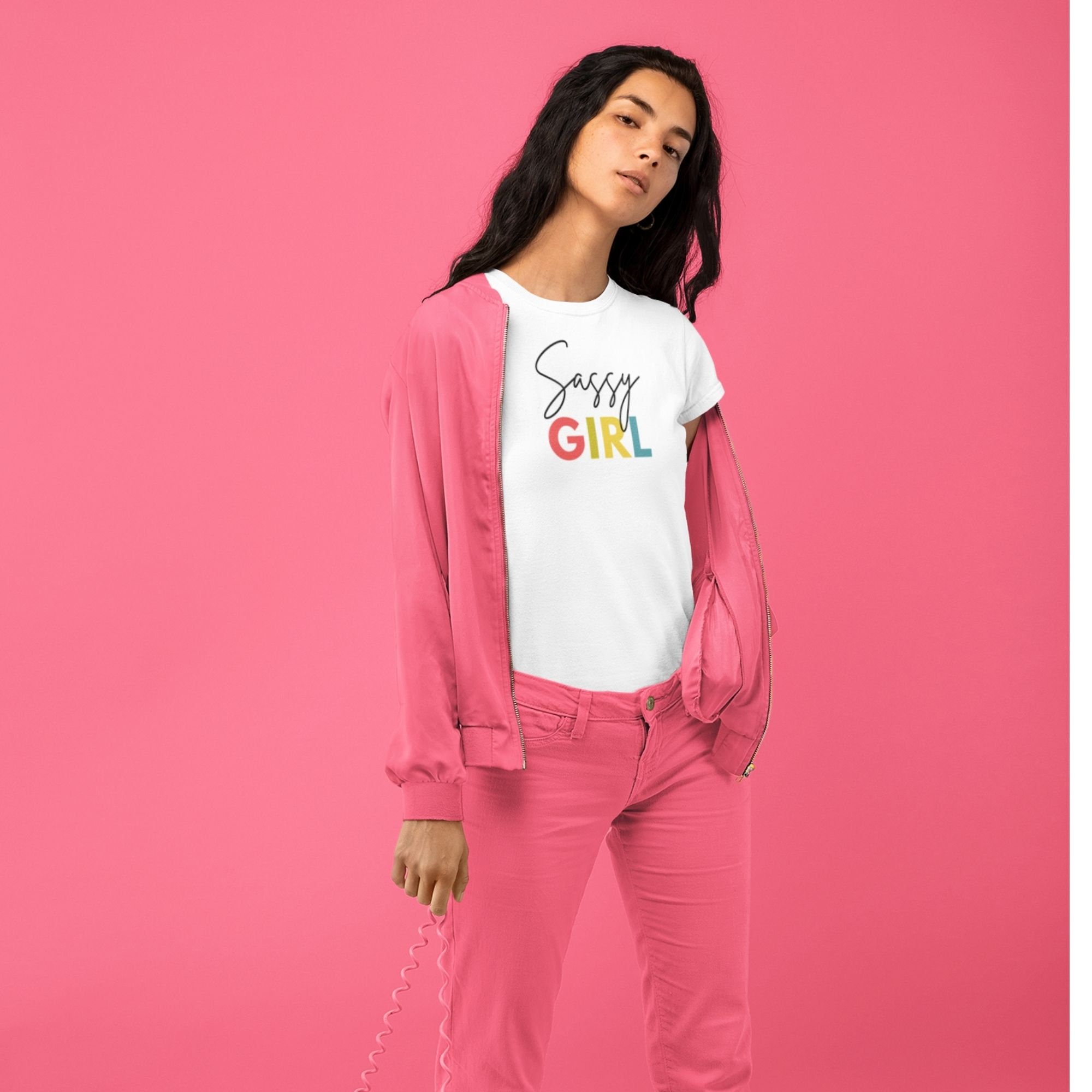 SASSY Girl…cute Woman's T-shirt | Pretty Tee | Fun Sayings | Feminine T ...