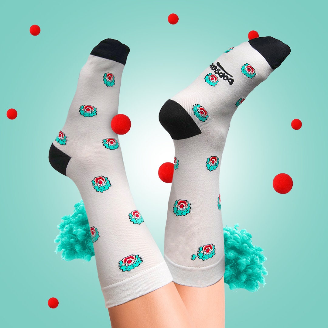 Clown Socks | Quirky and Fun Socks - Etsy