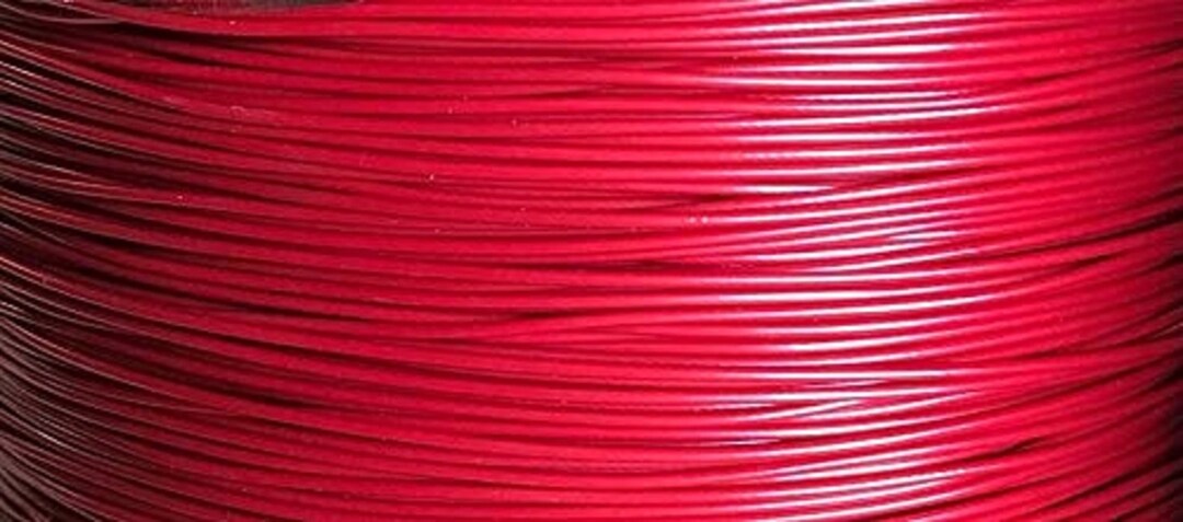 Color Vinyl Coated Wire Rope Cable, 1/16" - 3/32" 7x7 Cable (red ...