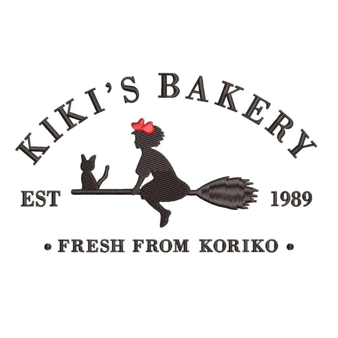 Kiki’s Bakery Embroidery PES File - Etsy